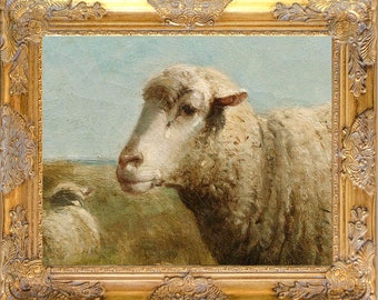 Sheep art | Etsy