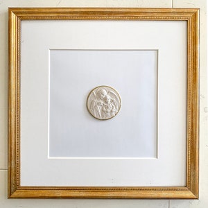 Guardian Angel Intaglio, Plaster, Religious - Etsy