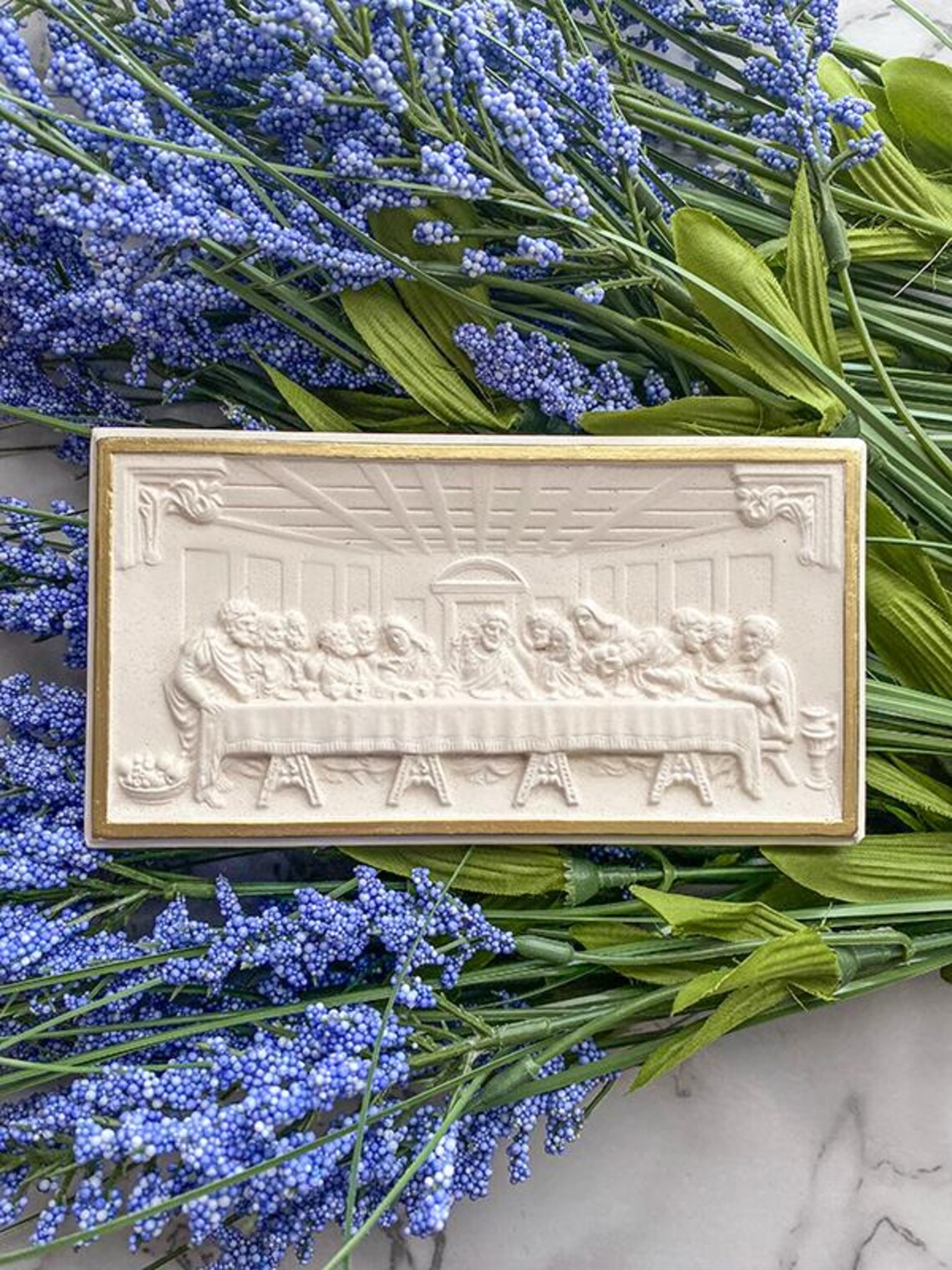 New! the Last Supper Plaster Cast, Intaglio, Religious Art - Etsy