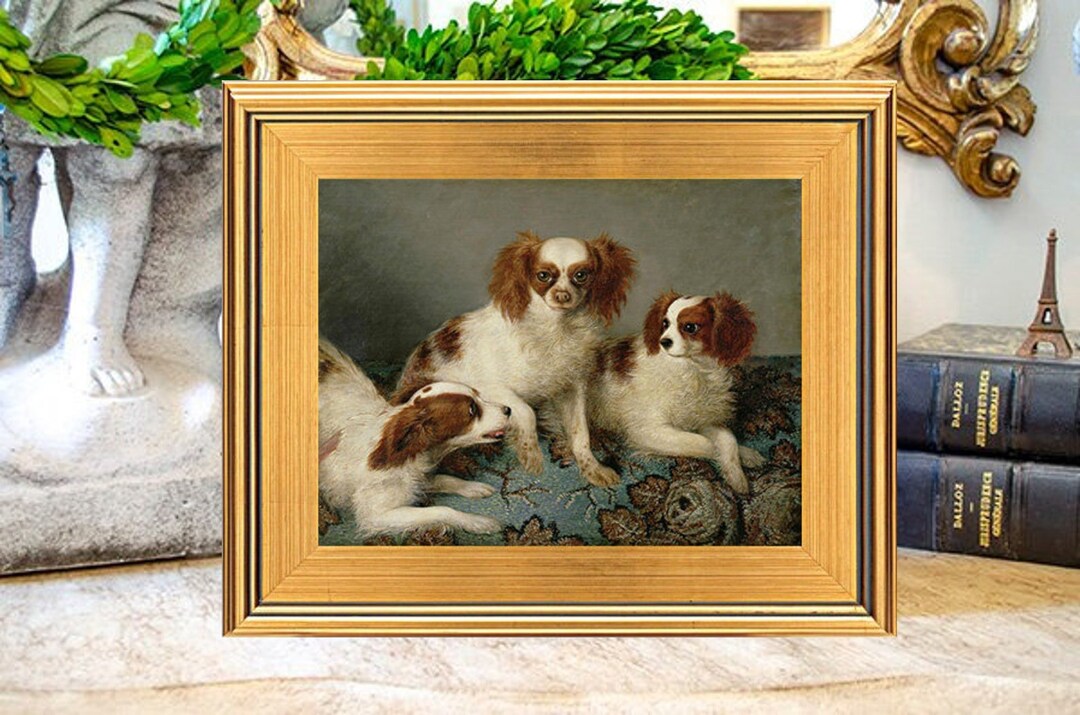 Spaniel Dog Print on Canvas - Etsy