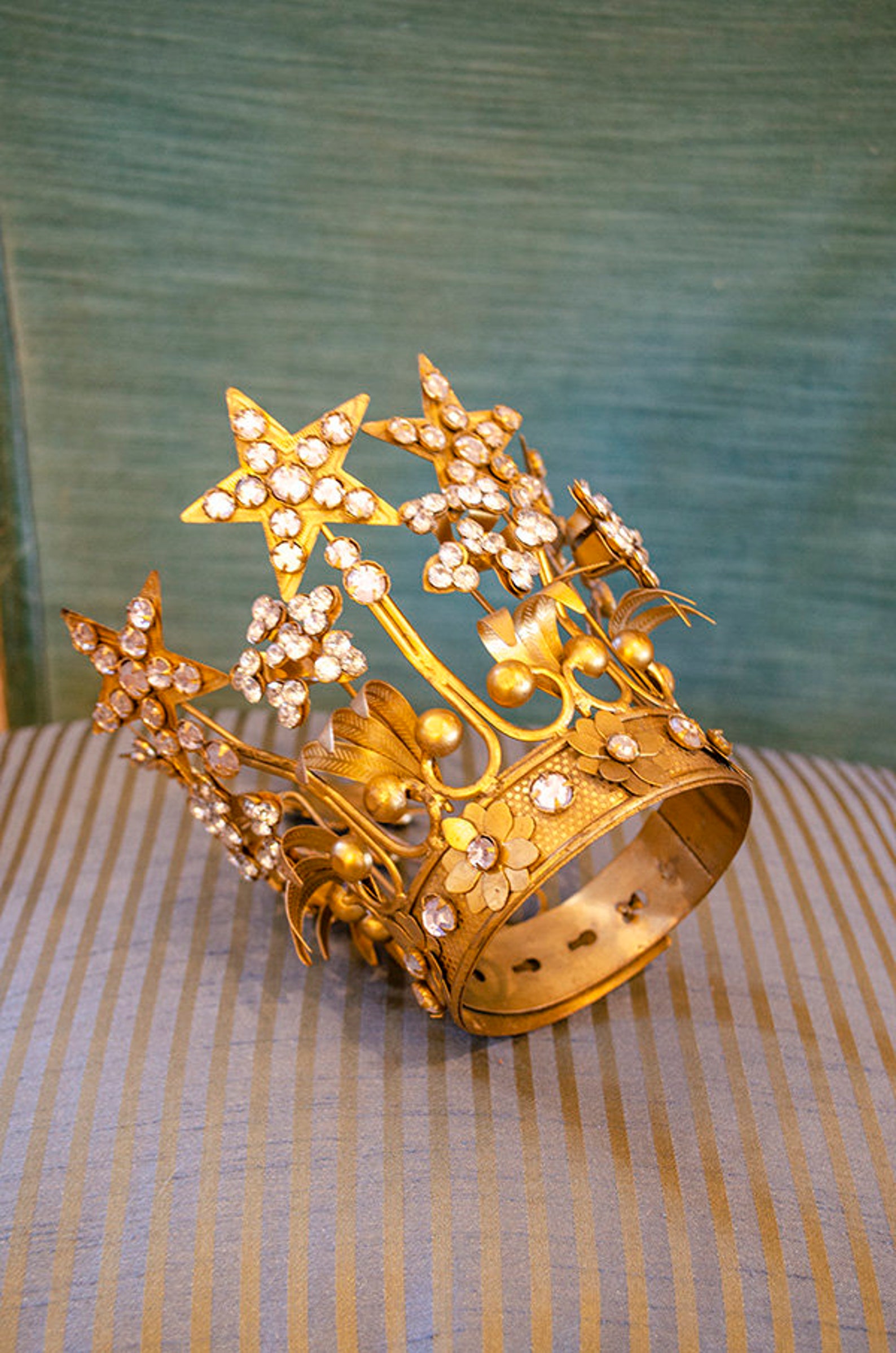 French Style Corona Crown Madonna Crown Stars Flowers - Etsy