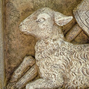 Lamb of God Garden Plaque, Agnus Dei, Wall Decor - Etsy