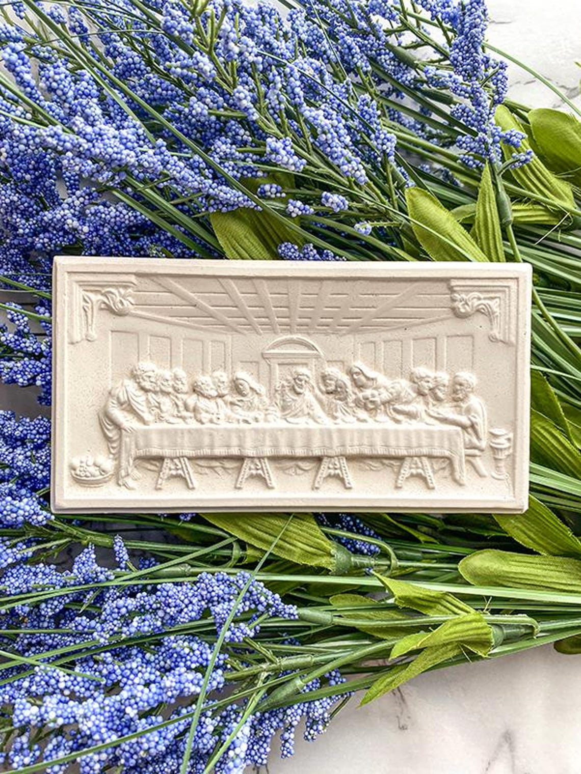 New! the Last Supper Plaster Cast, Intaglio, Religious Art - Etsy