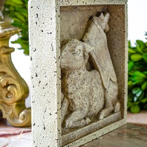 Lamb of God Garden Plaque, Agnus Dei, Wall Decor - Etsy