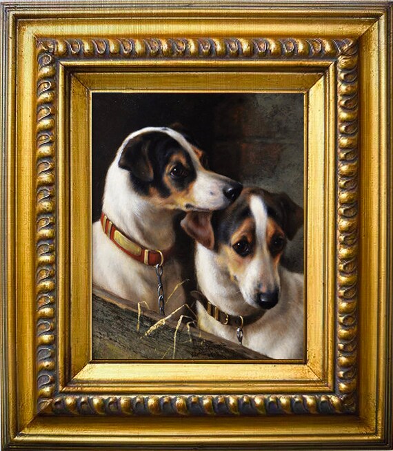 Gorgeous Dog Oil Painting Print on Canvas | Etsy