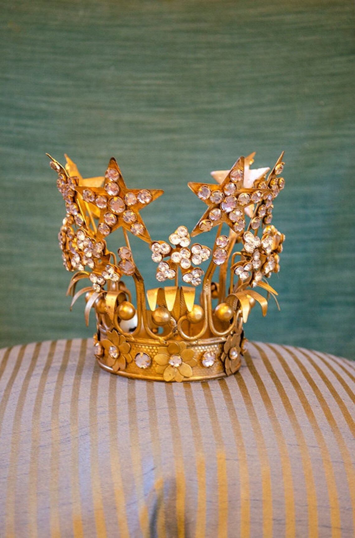 French Style Corona Crown Madonna Crown Stars Flowers - Etsy