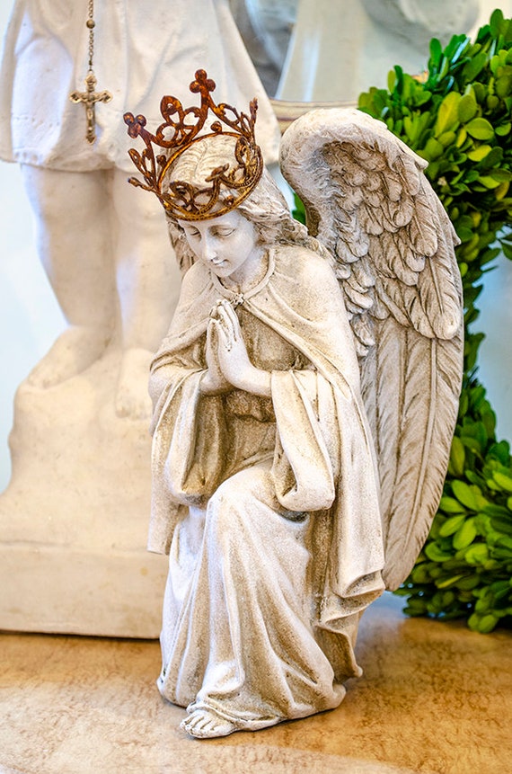 Kneeling Guardian Angel Drawing