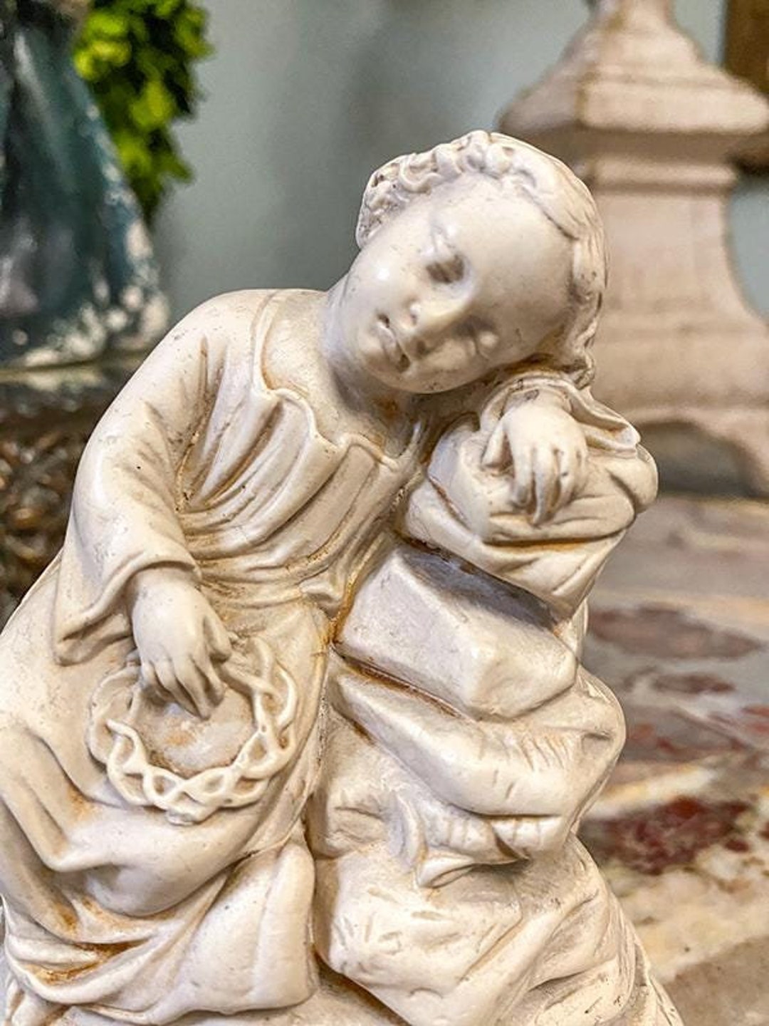 Antique French Infant Jesus Statue - Etsy