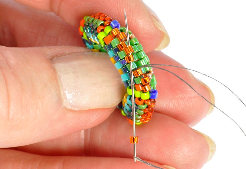 Tutorial (PDF) for the "carnival" Geometric Beaded Beads Bracelet - Etsy