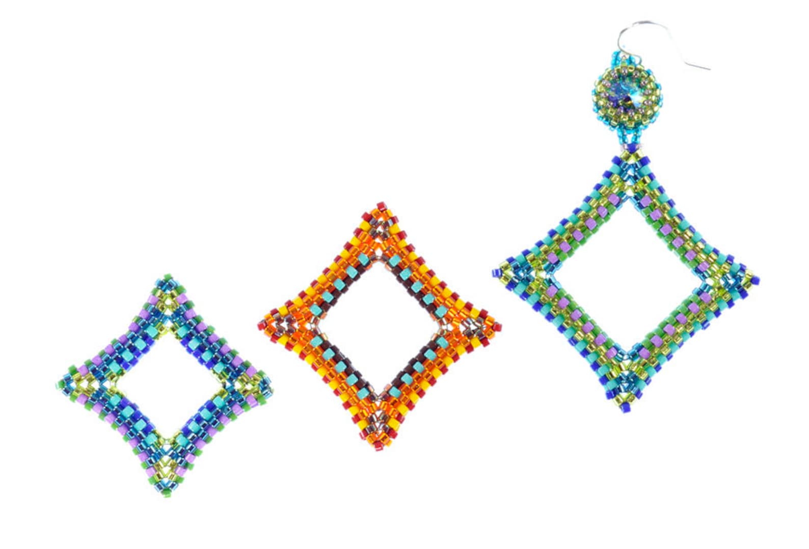 Tutorial for geometric Square Diamond and Isosceles - Etsy