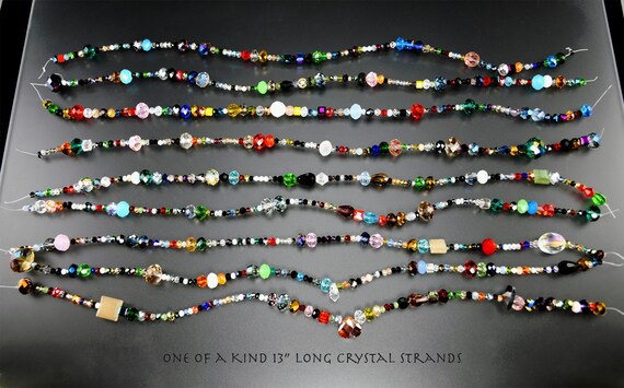 One-of-a-kind 13 Long Crystal Strands - Etsy