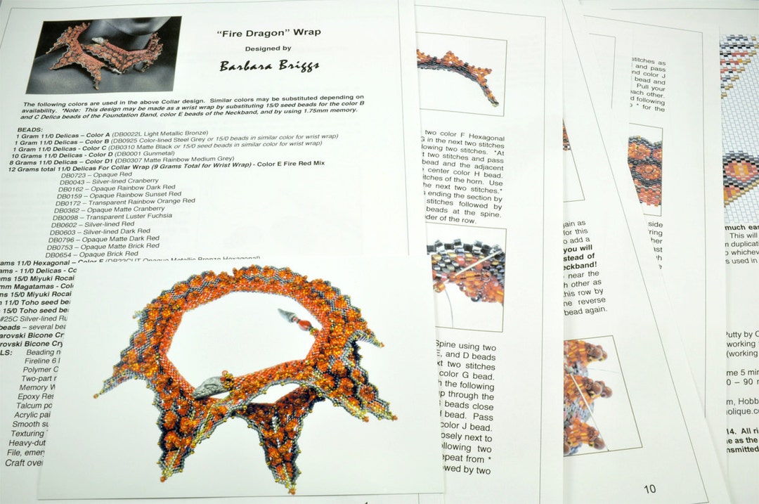 Tutorial for the "fire Dragon" Wrap (inspired by ...