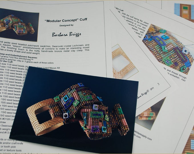 Tutorial (PDF) for the "carnival" Geometric Beaded Beads Bracelet ...