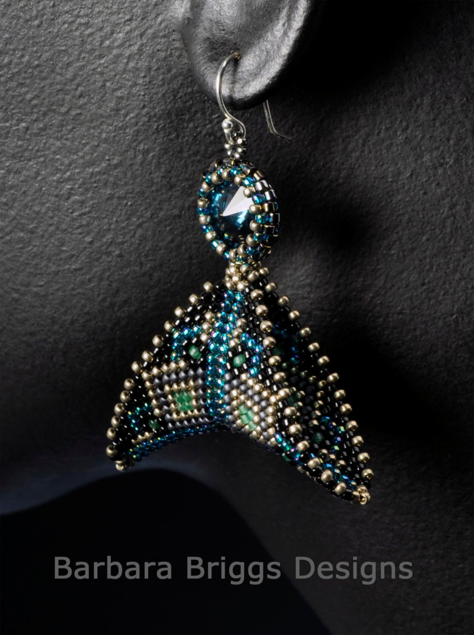 Tutorial for the "geometric Warped Square Arrow" Drop Earrings and ...