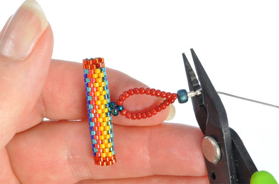 Tutorial (PDF) for the "carnival" Geometric Beaded Beads Bracelet - Etsy