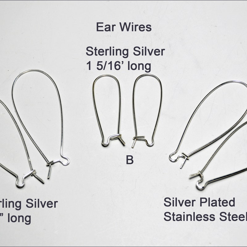 Kidney Ear Wires - Etsy