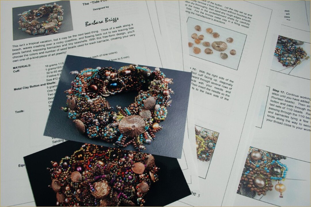SALE! Tutorial for the "tide Pool" Cuff - Etsy