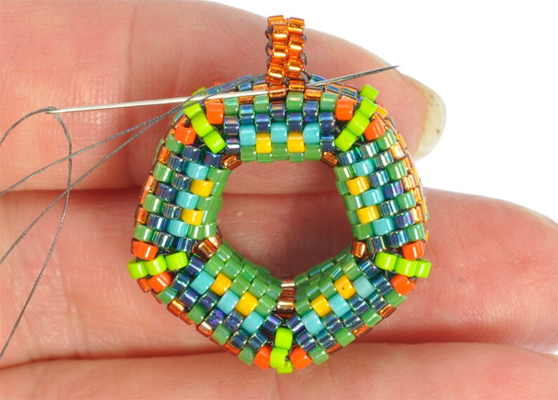 Tutorial (PDF) for the "carnival" Geometric Beaded Beads Bracelet - Etsy