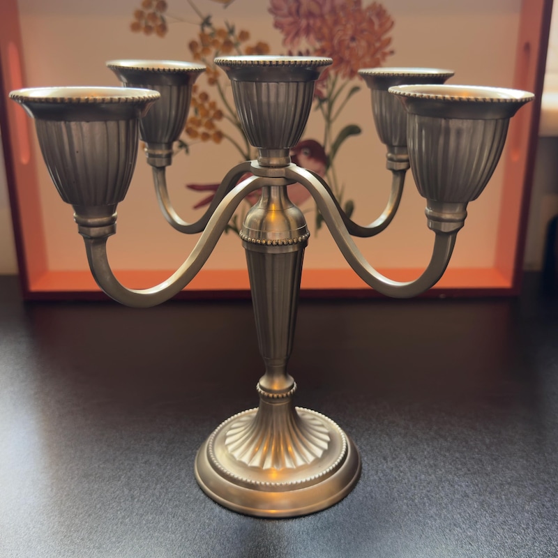Heavy Vintage Candle Sticks - Etsy UK