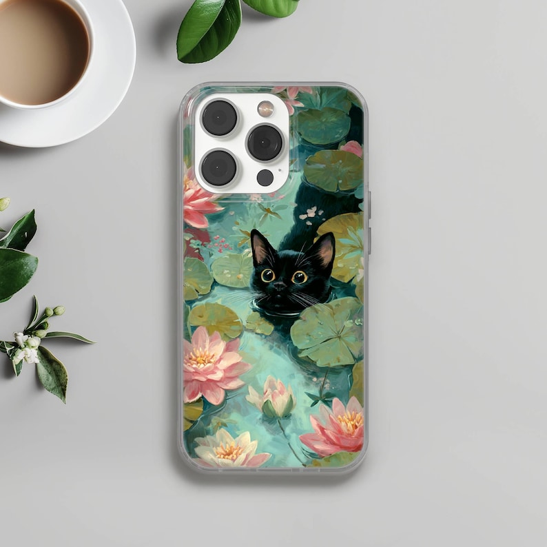 Van Gogh Cat Phone Case - Funny Art Meme Case for Iphone, Samsung - Etsy