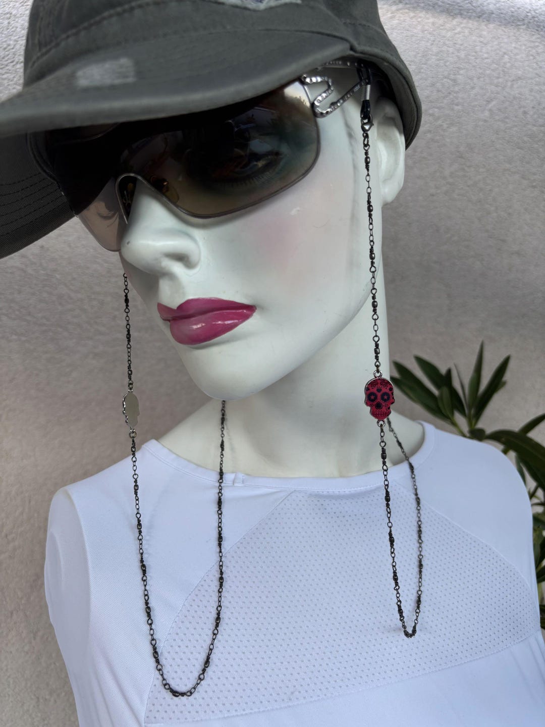 Gothic Women's Eyeglass Chain. Unique Piece. Handcrafted. - Etsy