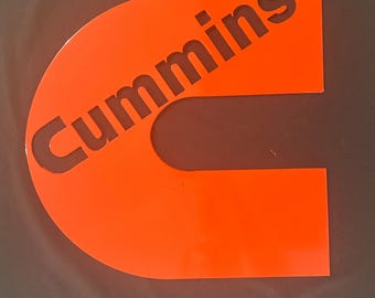Cummins Metal Lighted Sign - Etsy