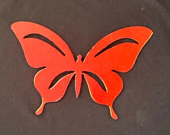 Abstract Butterfly Metal Sign - Etsy