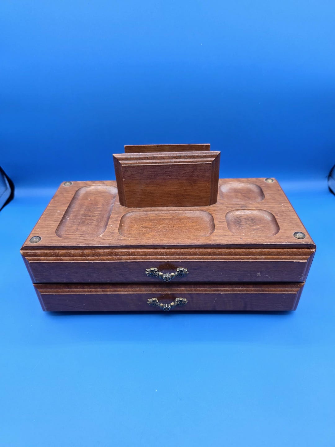 Vintage Centurion® Walnut Jewelry & Desk Valet Box - Etsy