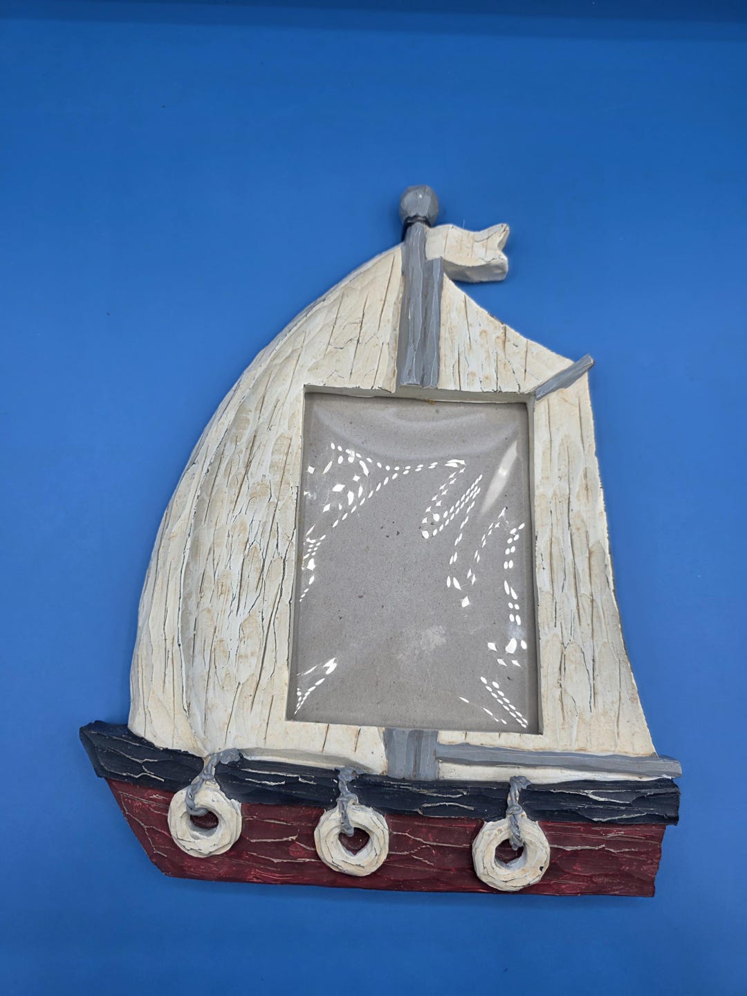 Nautical Sailboat-shaped Resin Photo Frame. 3×5 - Etsy