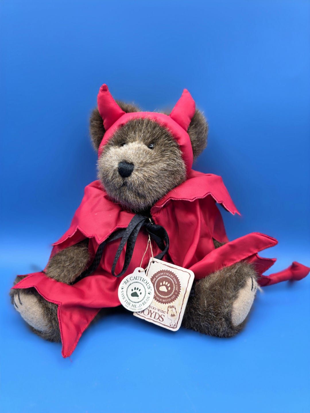 Boyds Bear Conner D. Devilbear in Red Devil Outfit Horns Plush 10" - Etsy
