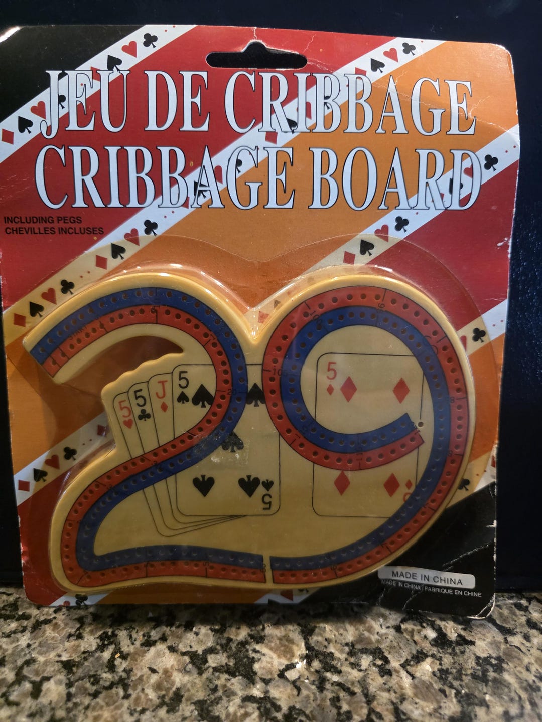 Crib Pak - Plastic Cribbage Board Set - Pegs -NEW - Etsy