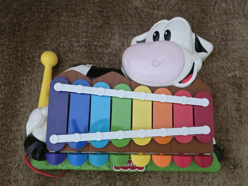 Fisher-price Classic Xylophone: Pull-along Toddler Toy - Etsy