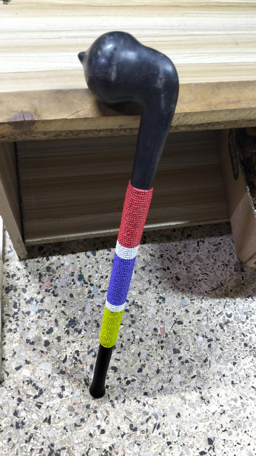 Maasai Traditional Iron Wood Talking Stick, Maasai Tribal "rungu ...