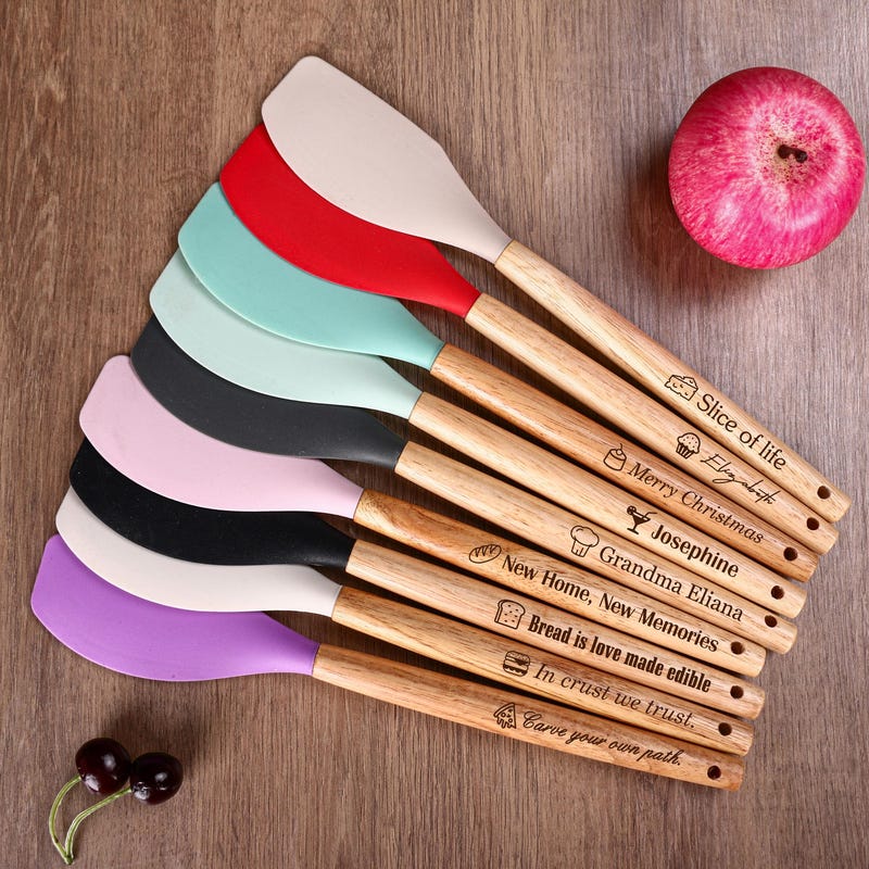 Wooden Spatula Engrave - Etsy UK