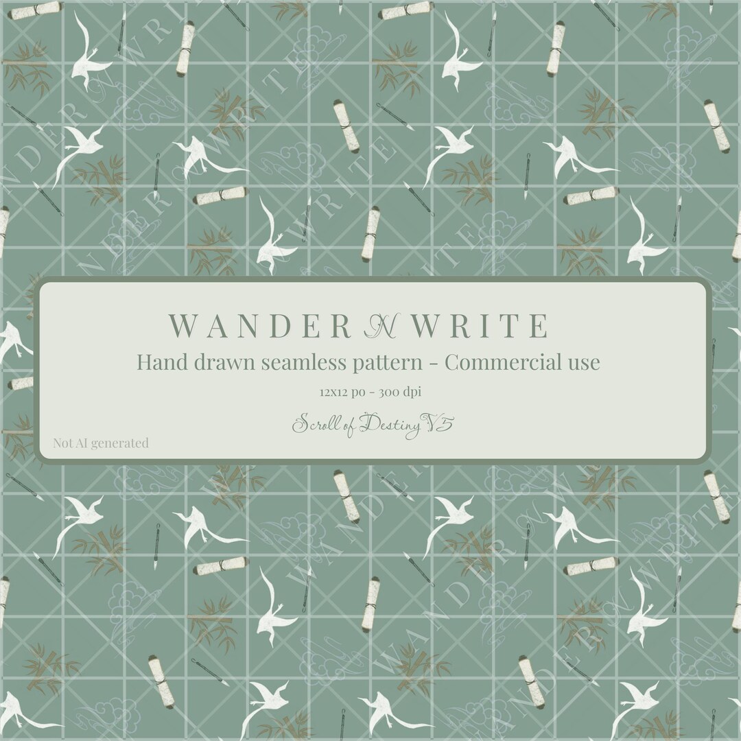 Seamless Patterns PNG | Downloadable Digital Files | Commercial Use ...