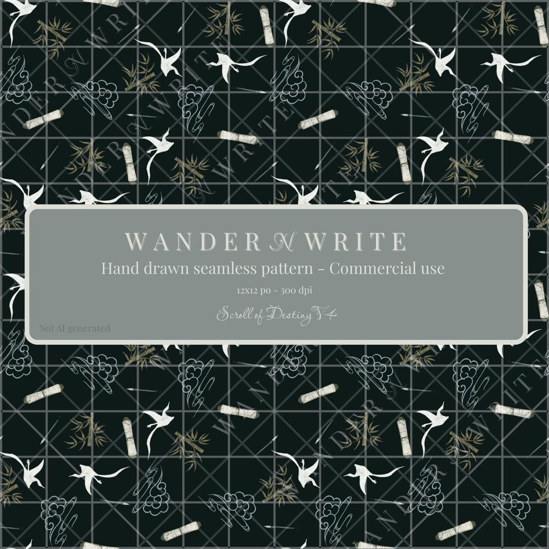 Seamless Patterns PNG | Downloadable Digital Files | Commercial Use ...