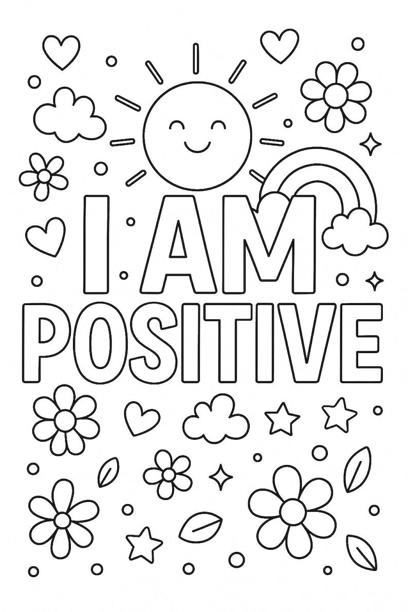 Mindful Coloring Pages for Kids – Emotional Regulation & Calm Activity ...