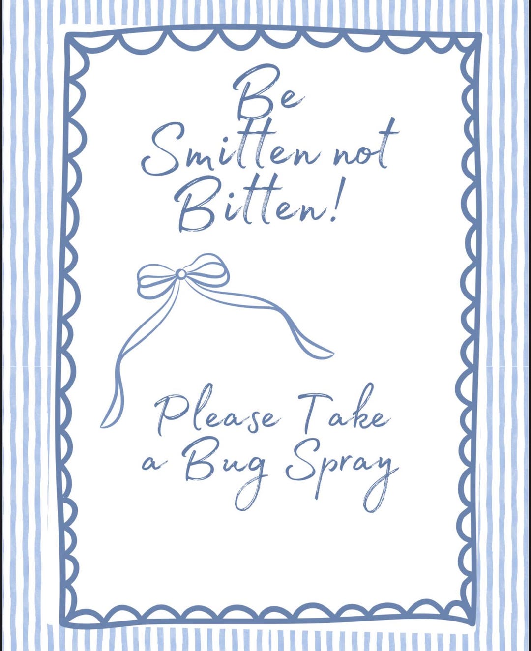 Bug Spray Wedding Signs - Etsy