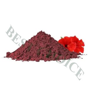 Hibiscus Flower Powder -100% Pure Edible Grade for Tea, Smoothies ...