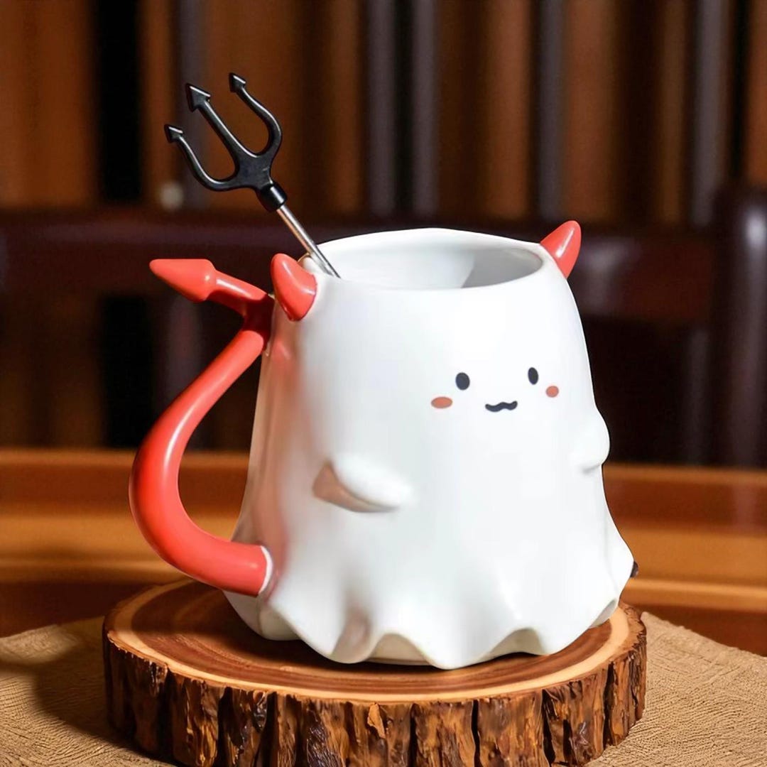 Spooky Handmade Demon Mugs | Halloween Gift | Perfect Halloween ...