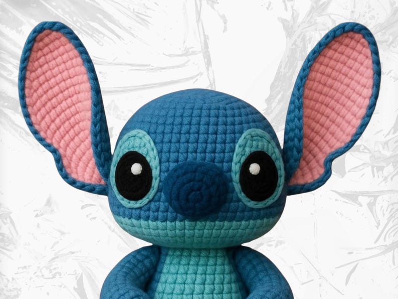 Amigurumi Stitch crochet pattern, PDF Digital Download, Cute Plush ...