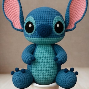 Amigurumi Stitch crochet pattern, PDF Digital Download, Cute Plush ...