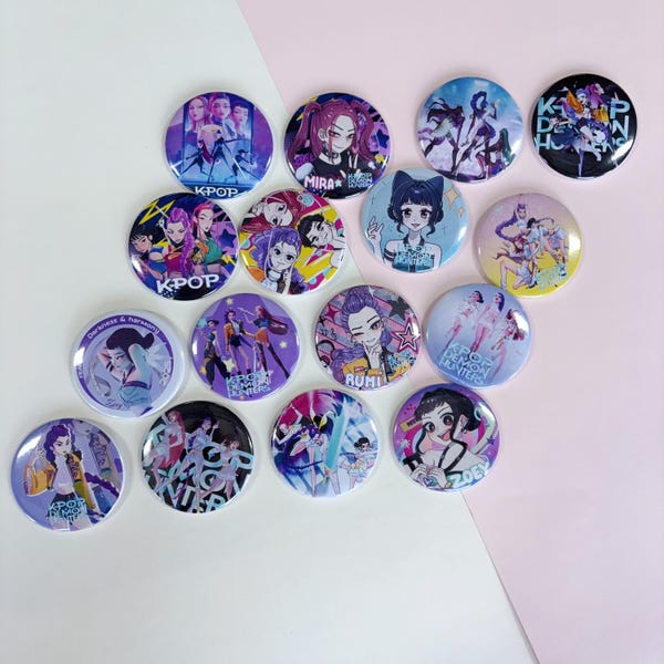 Rumi Kpop Demon Hunters Pin - Etsy New Zealand