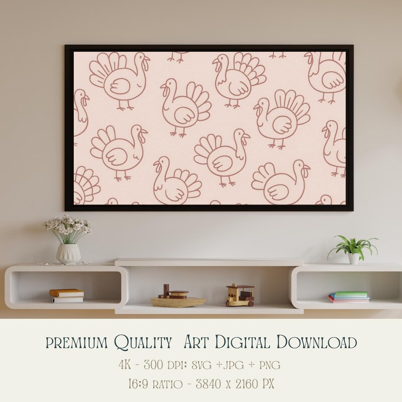 Thanksgiving Doodle Frame - Etsy