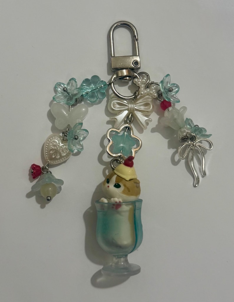 Mofusand Sundae Series Keychain Charm - Etsy