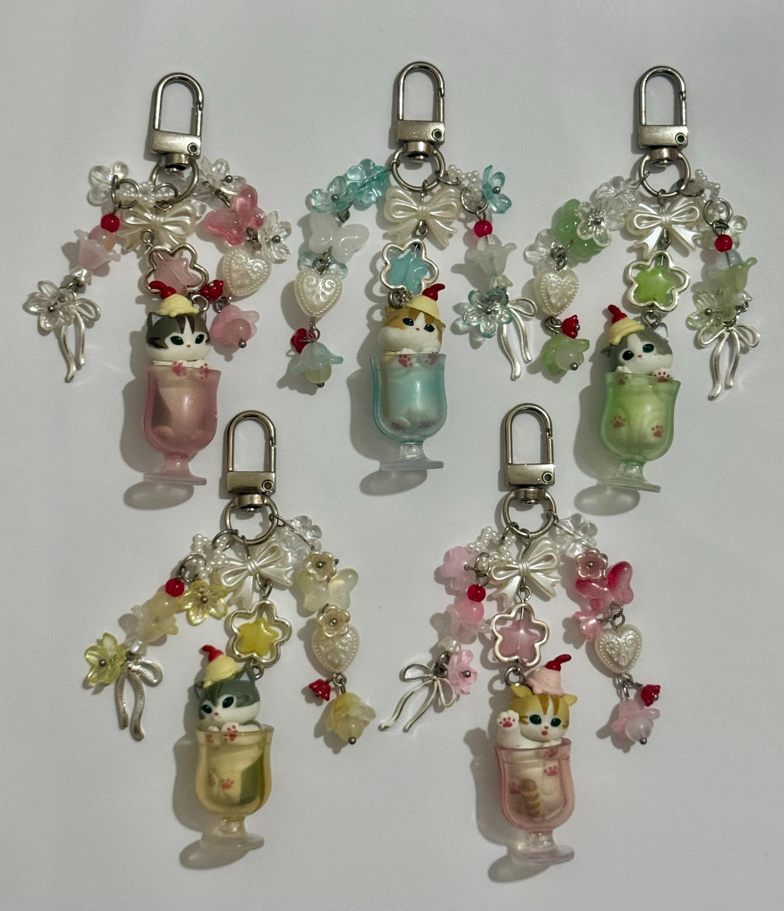 Mofusand Sundae Series Keychain Charm - Etsy