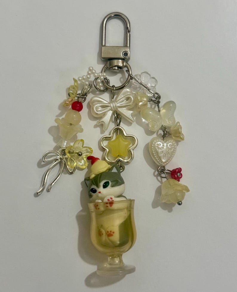 Mofusand Sundae Series Keychain Charm - Etsy