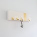 Modern Key Rack, Brass Gold Key Holder, Minimal Linear Design, Entry ...