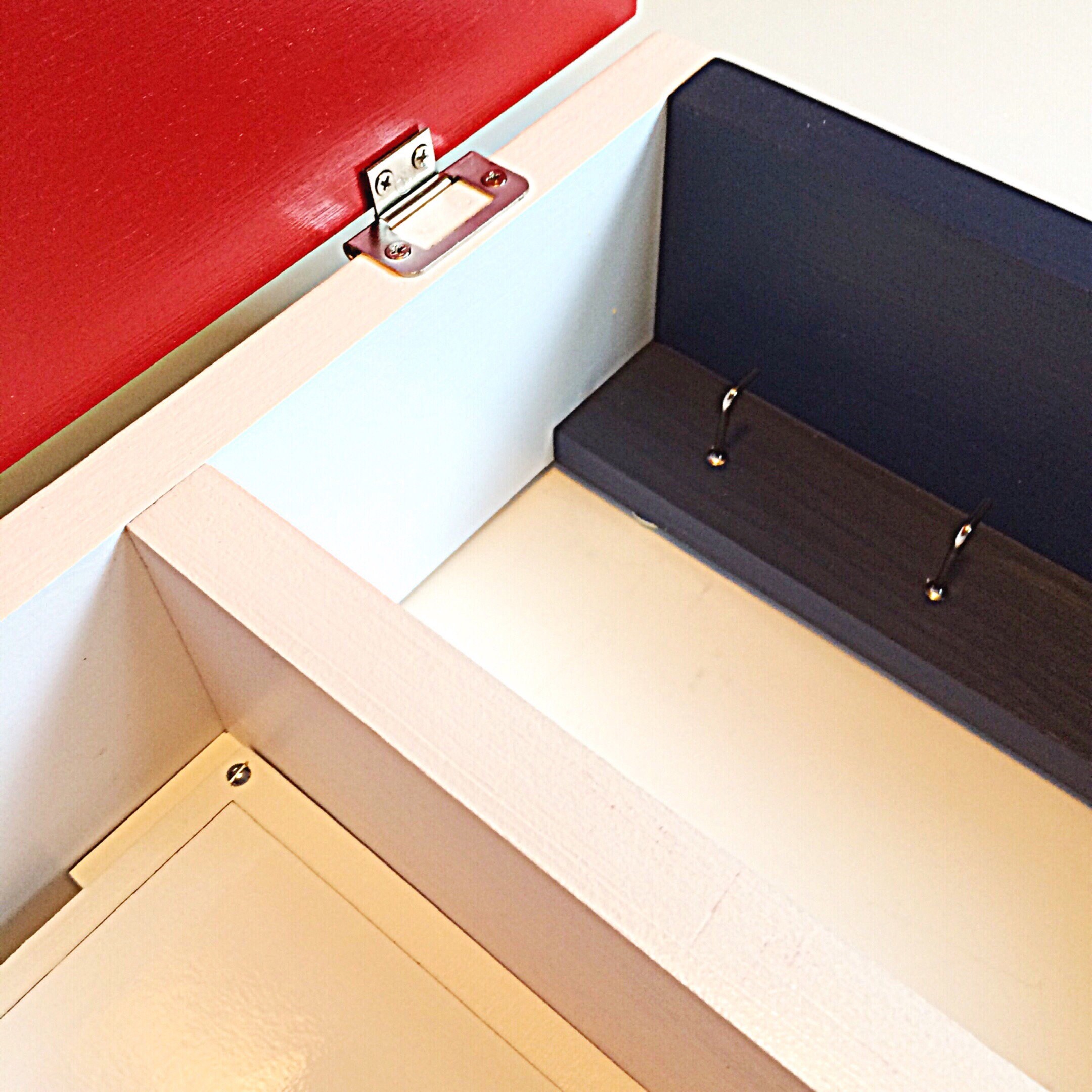 Red, White & Blue Cabinet, Patriotic, Flag Design, Modern Design ...