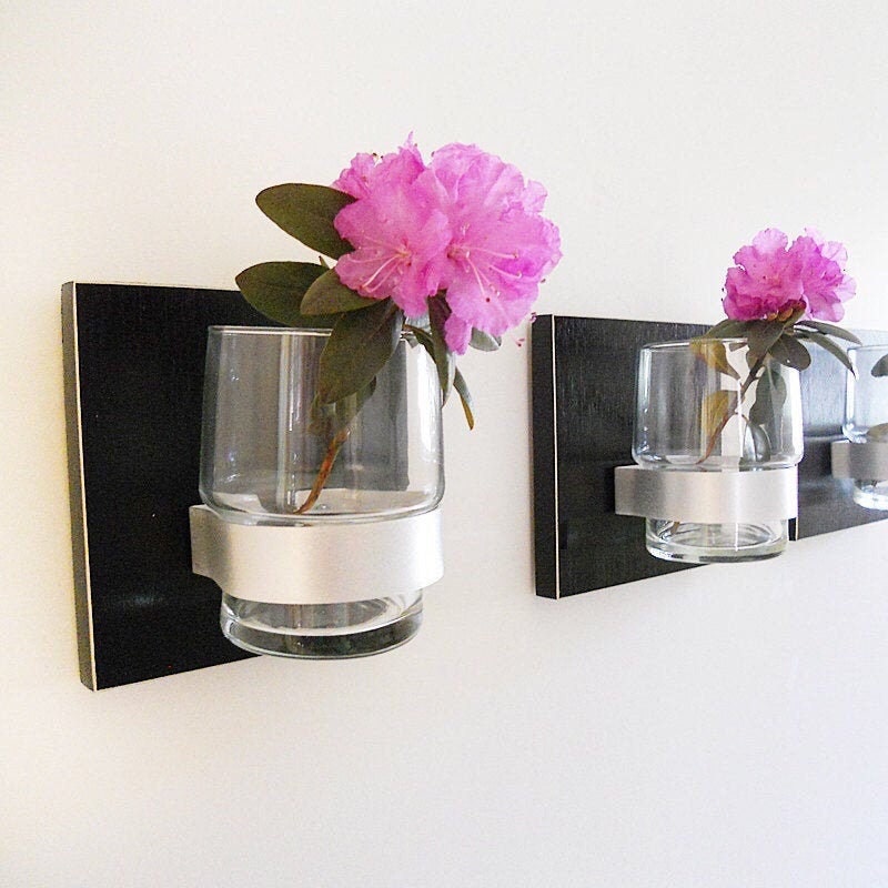 Modern Wall Decor Flower Vases Minimalist Functional Art - Etsy